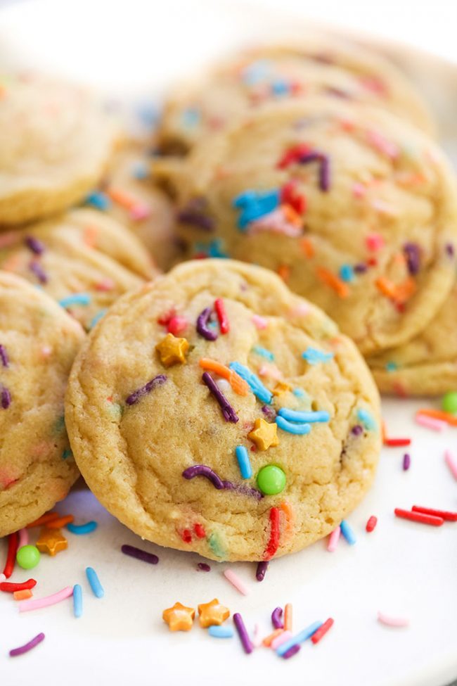 Cake Batter Pudding Cookies - Chef in Training