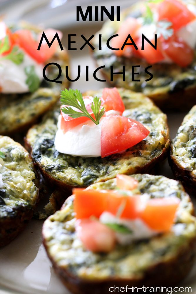 Mini Mexican Quiches - Chef in Training