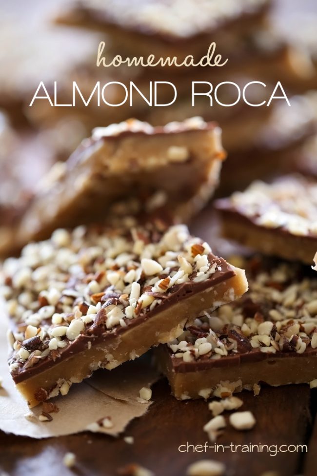 Homemade Almond Roca - Chef in Training