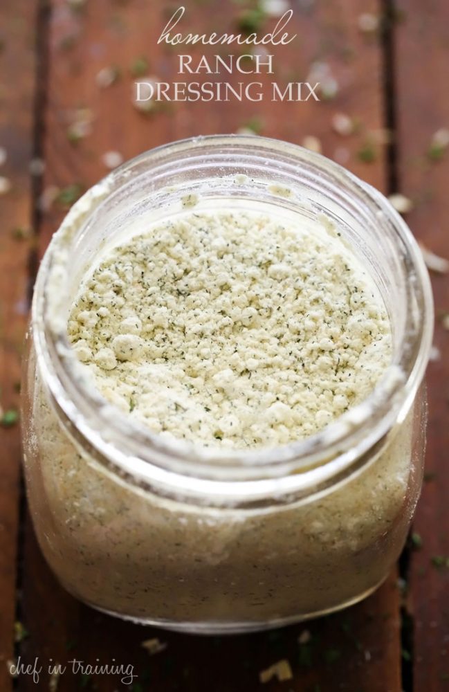 Homemade Ranch Dressing Mix - Chef in Training