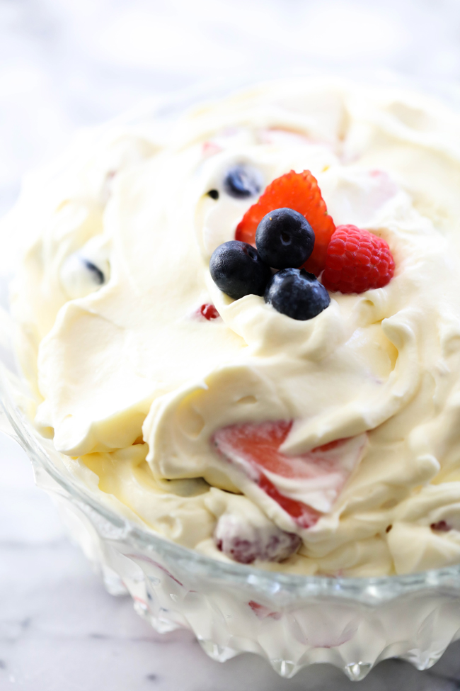 Creamy Berry Salad - Chef in Training